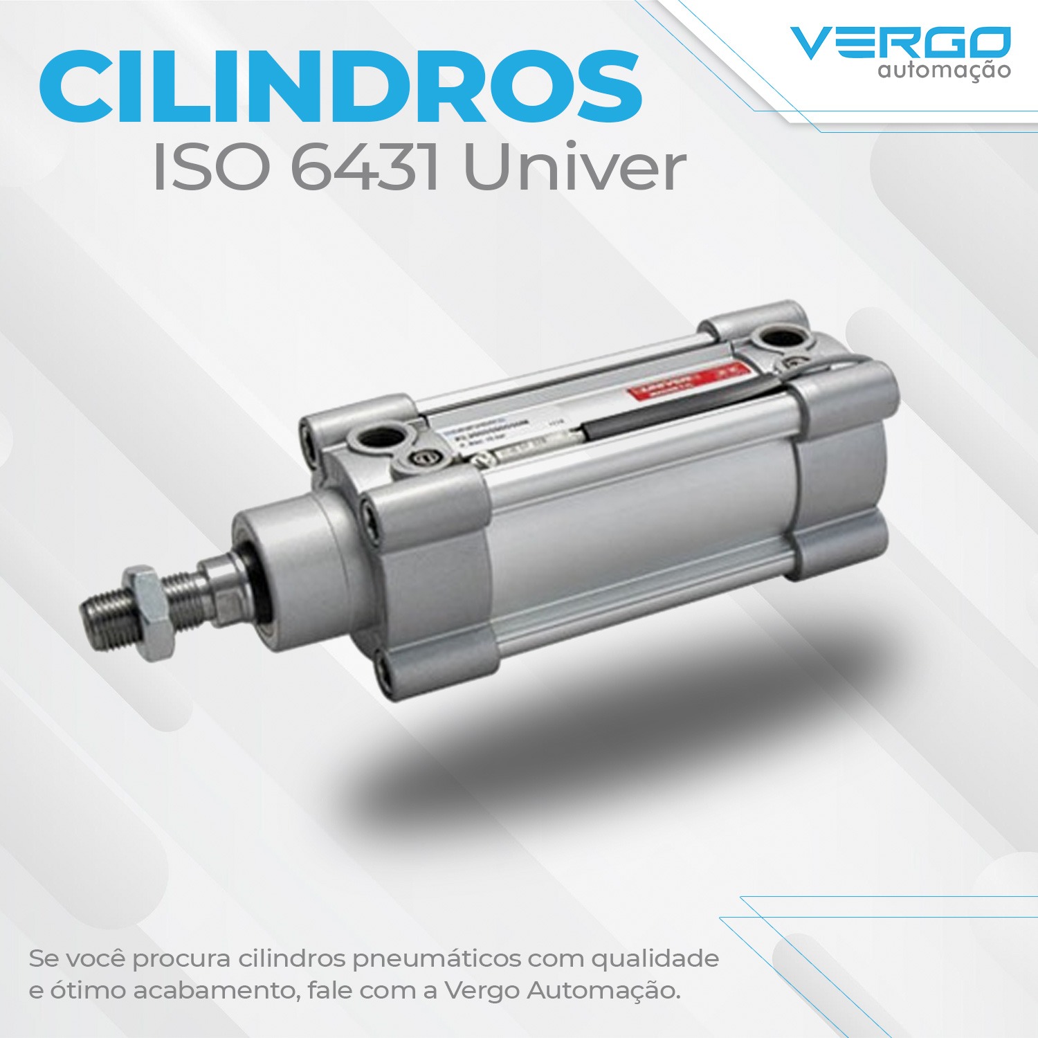 Vergo Automação | Pneumática Cilindro ISO 6431 Univer